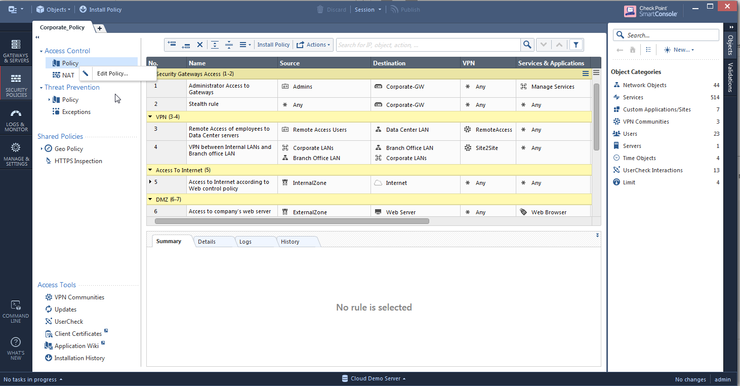 Solved: How can we "Save As..." or clone an existing Polic... - Check ...