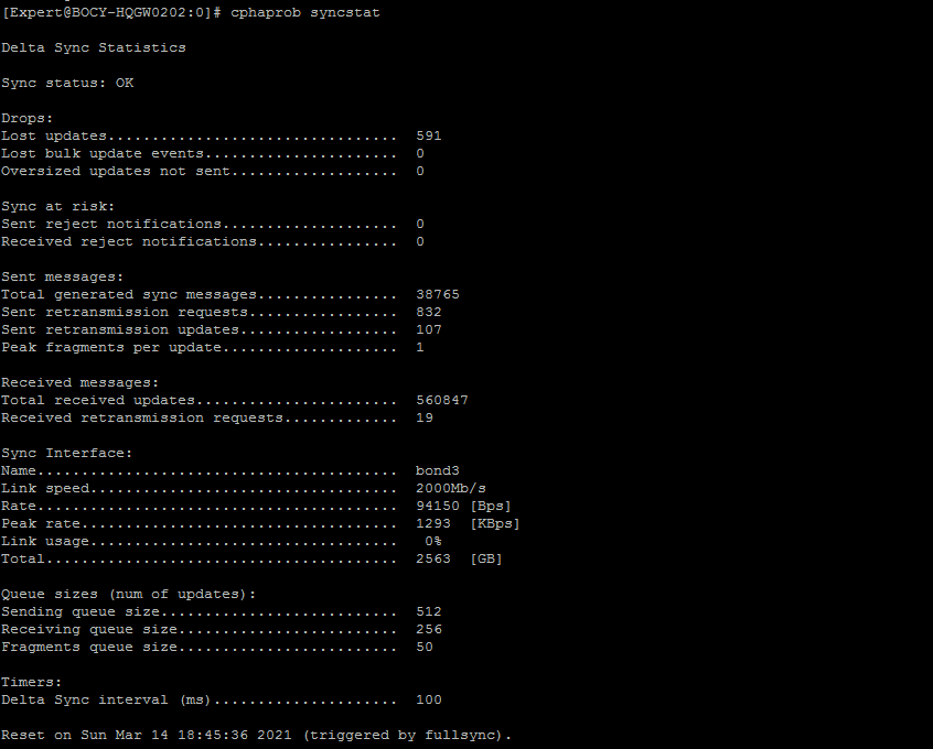 Cluster Xl Failover Due To Fullsync Pnote On Check Point Checkmates