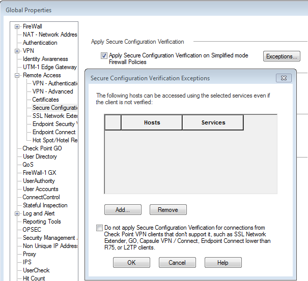 SCV Enforcement Per Gateway (Not Global) - Check Point CheckMates