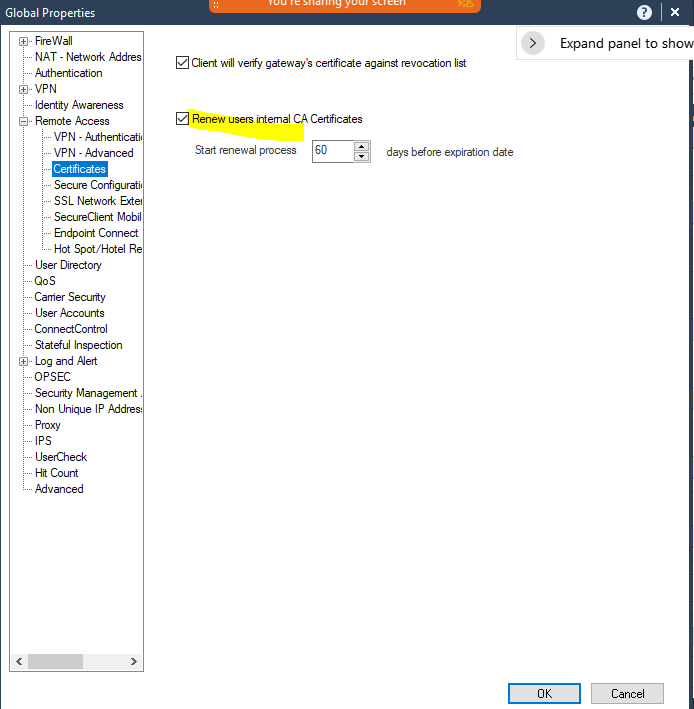 Solved: Internal Certificate User VPN CAPI Automatically R... - Check ...