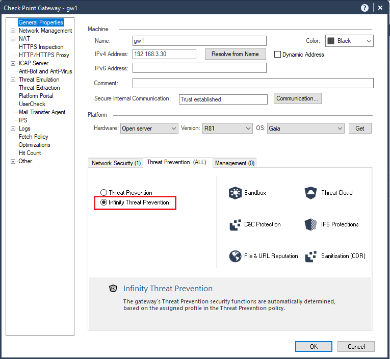 Infinity Threat Prevention - Check Point CheckMates
