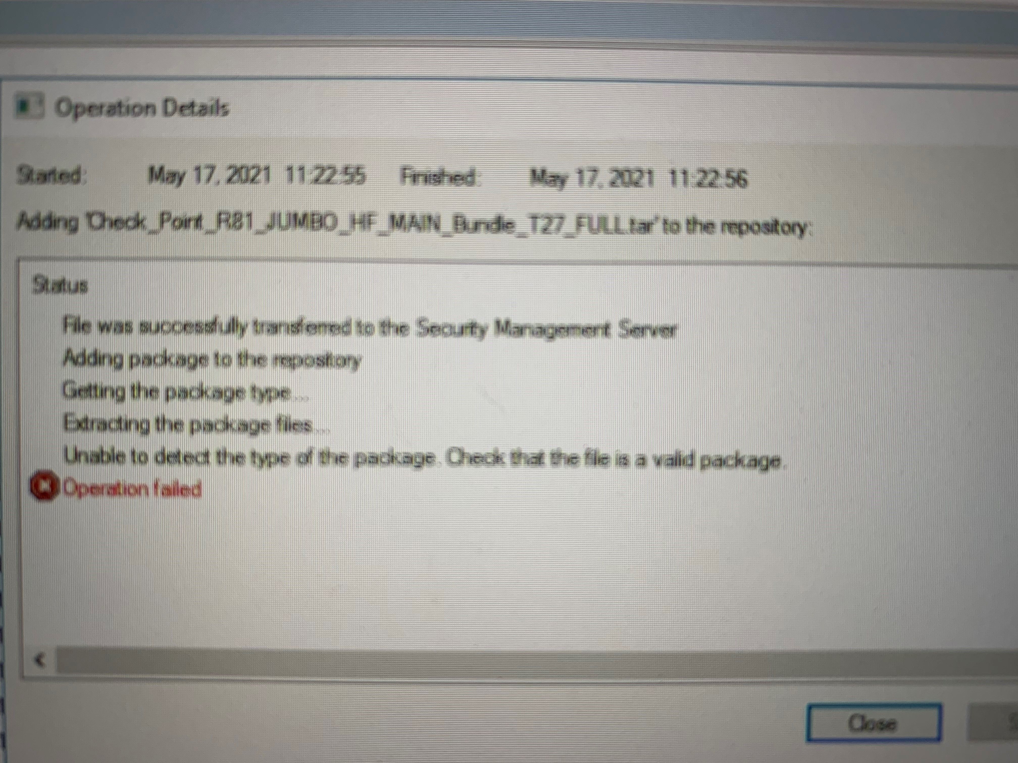 Solved R81 Smartupdate Package Repository Check Point Checkmates