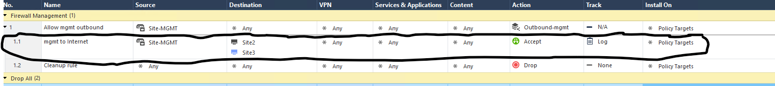 Create rule below Inline-layer via mgmt_cli - Check Point CheckMates