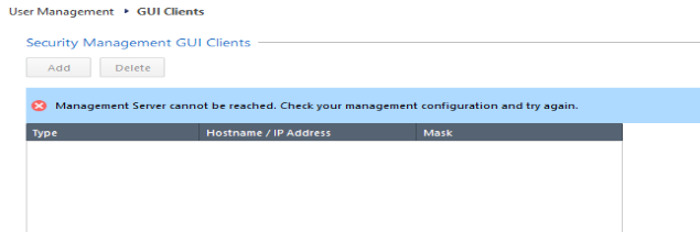 Solved Cant Access Smartconsole Unable To Connect To S Check