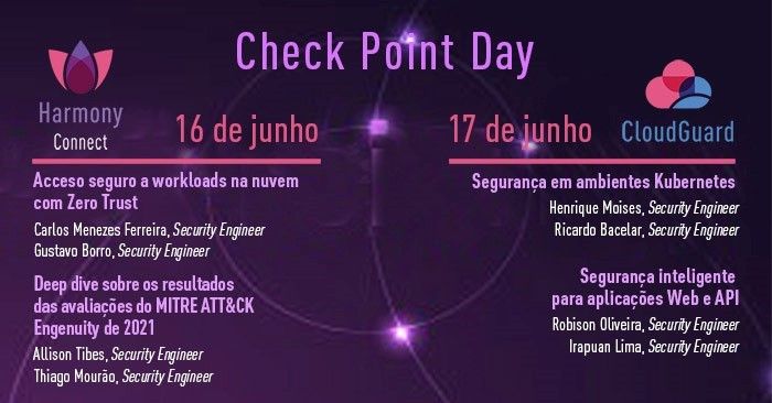 Chek Point Day -2 dias de Demos imperdíveis - Check Point CheckMates