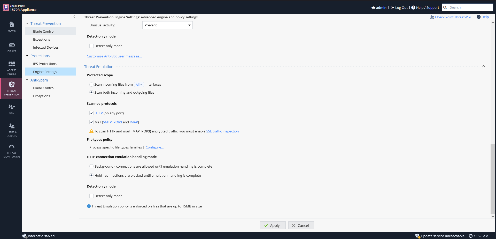 Solved: EICAR through Virtual Wire Pair - Check Point CheckMates