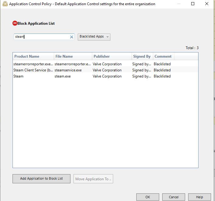 Application Control Question - Check Point CheckMates