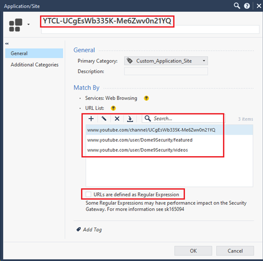 How to allow specific YouTube channels - Check Point CheckMates