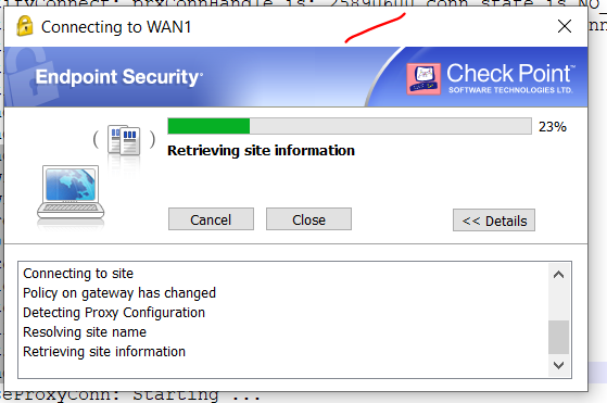 Site not responding - Check Point CheckMates