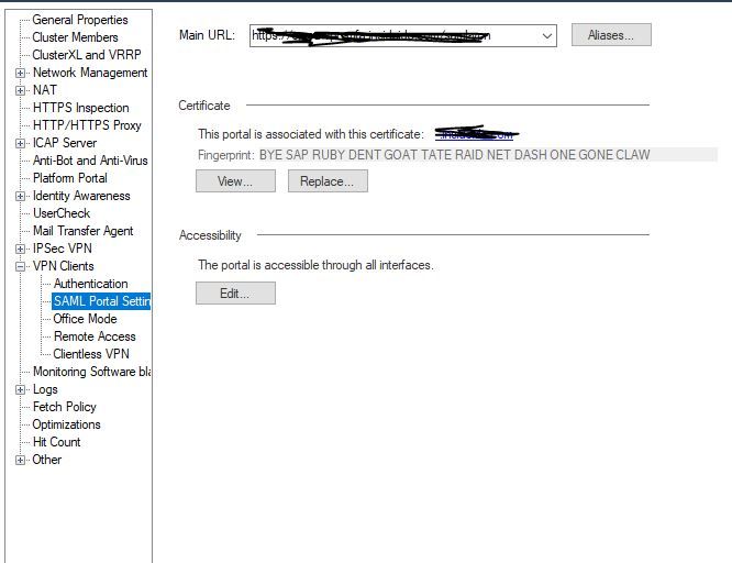 Solved Ssl Wildcard Certificate For Firewall Saml Portal Check Point