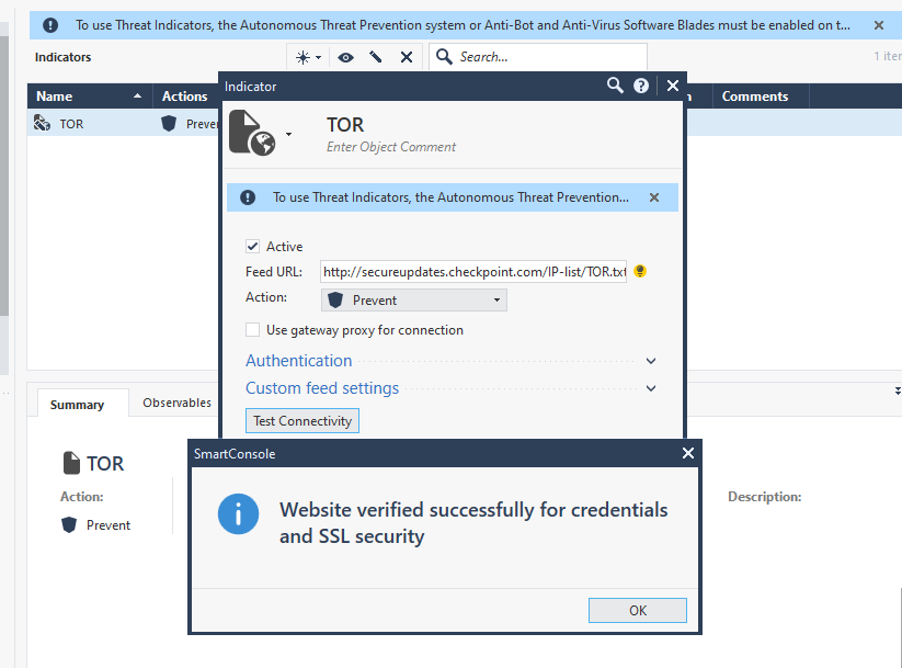Adding Threat Prevention IOC's via SmartConsole - Check Point CheckMates