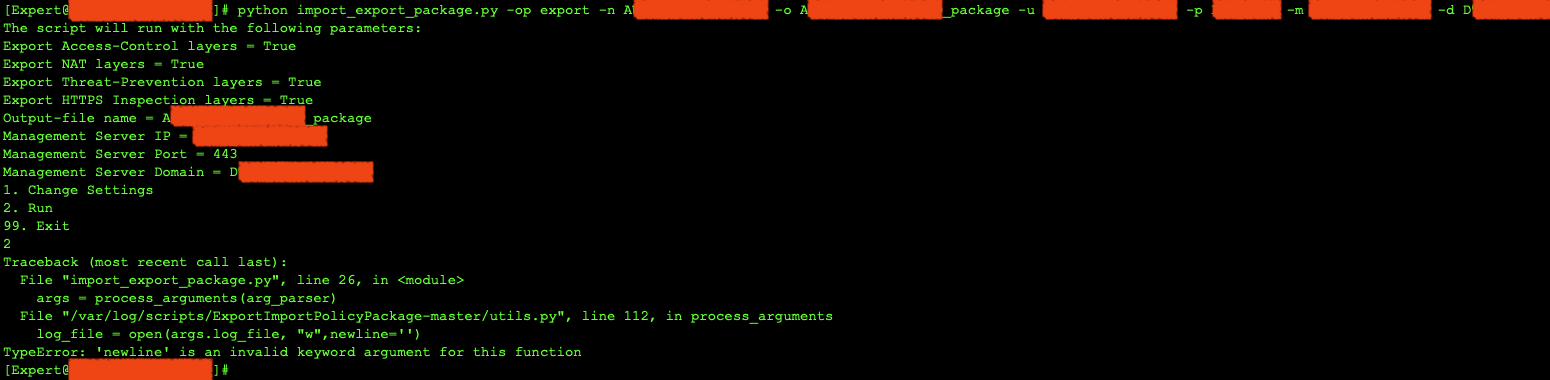 R81.10 - Export/Import policy package - Check Point CheckMates