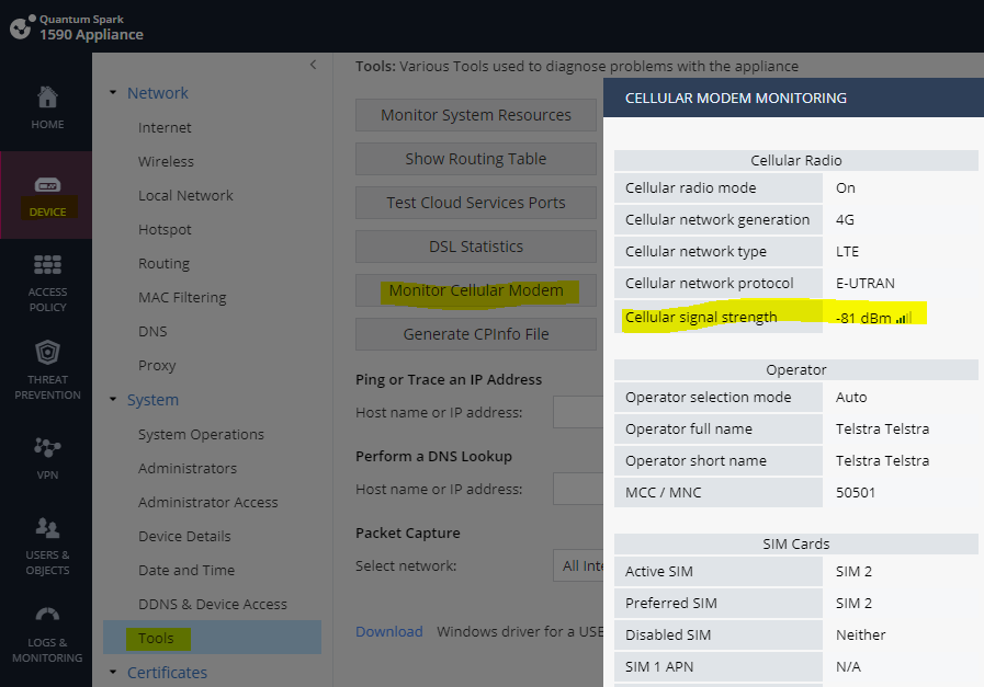 Solved: 1570R LTE signal quality - Check Point CheckMates