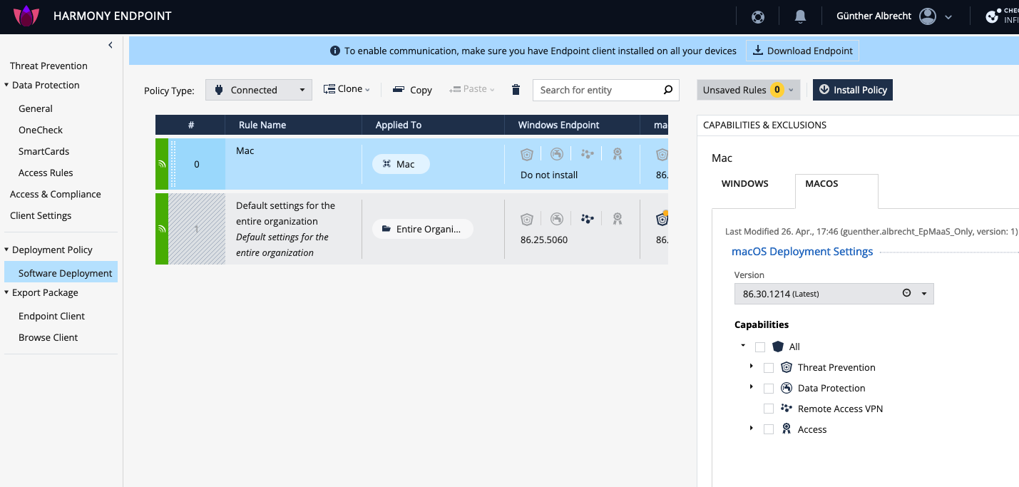 Solved Mac Endpoint Silent Upgrade From Command Line Check Point