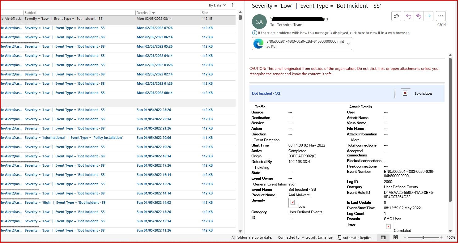 SmartEvent Alert emails missing details - Check Point CheckMates