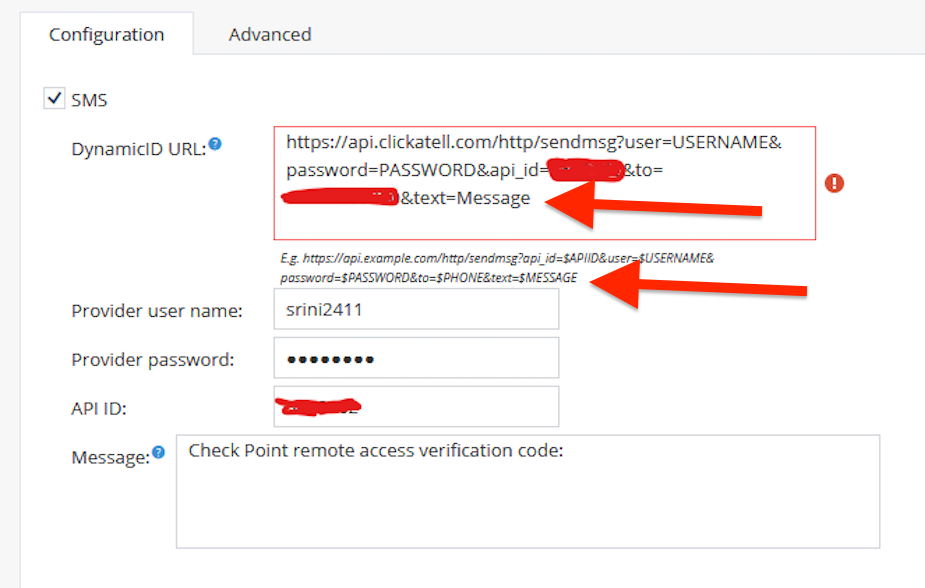 Solved: SMB 2 FA auth Dynamic url config - Check Point CheckMates