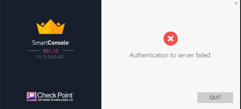 Smart console connection issue - Check Point CheckMates