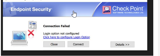 Configure Login option endpoint security vpn - Check Point CheckMates