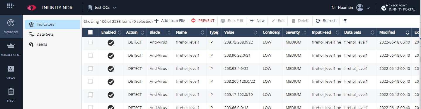 Ioc Feed Import Does Not Work Check Point Checkmates