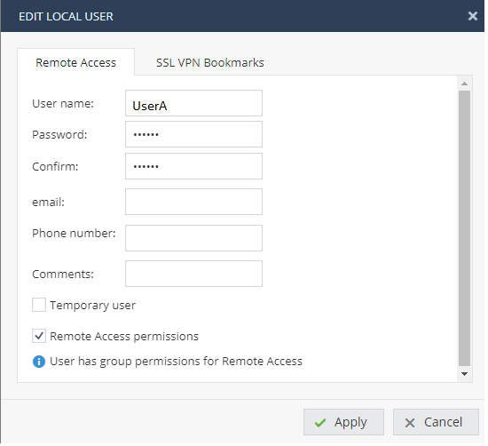 Solved: How to restrict a remote access user to only allow... - Check ...