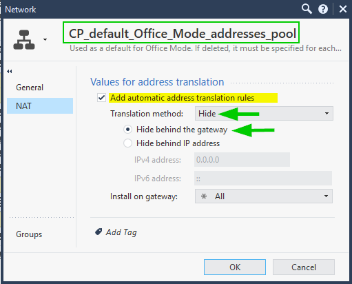 Solved: Mobile Access - IP Pool Configuration - Check Point CheckMates