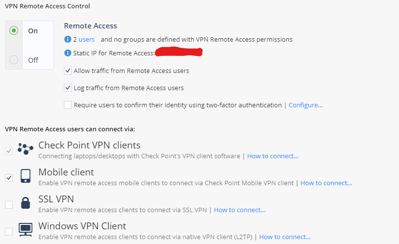 Solved Remote Access User Cant Access Local Network Check Point