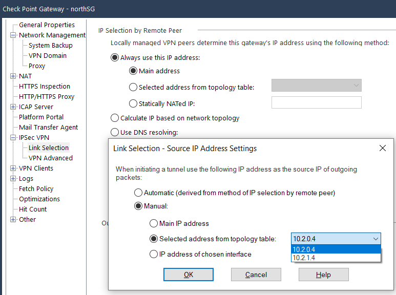 R81.10 Site to Site VPN Config between two Gateway... - Check Point ...
