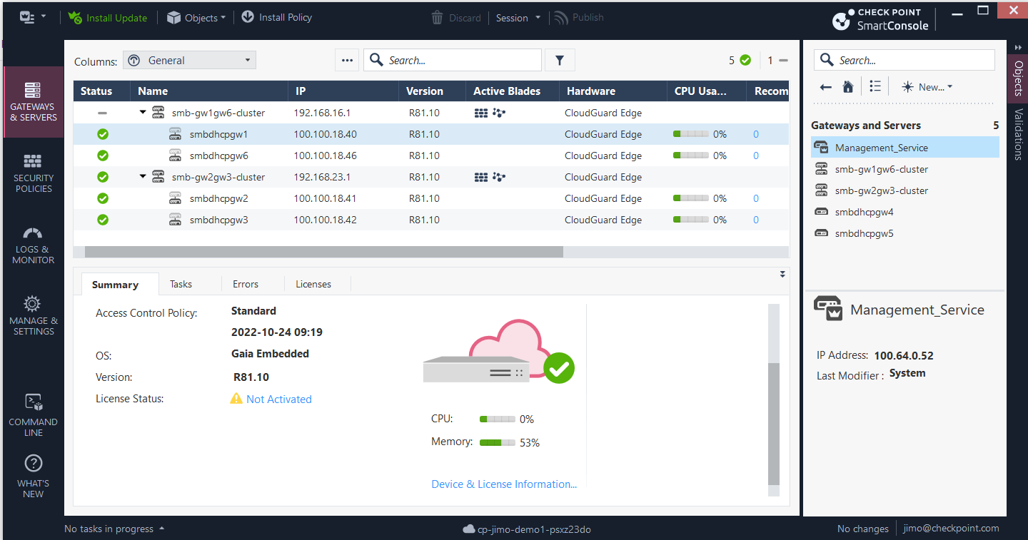 R81.10.00 for Quantum Spark Appliances with Smart1... - Check Point ...