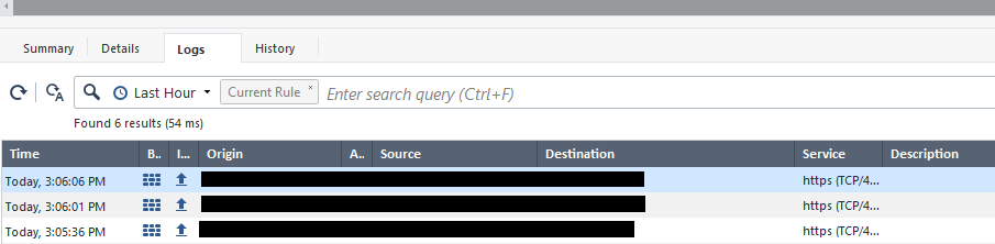 Solved: SmartConsole Rule Logs - Display Issue - Check Point CheckMates