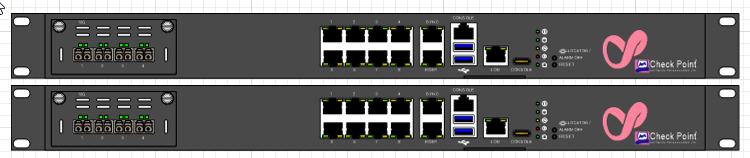 how to connect a single mode fiber (LC Connection)... - Check Point ...