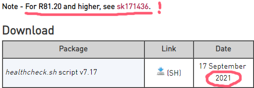 Solved: hcp vs. healthcheck.sh? - Check Point CheckMates