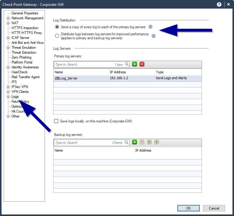 Solved Logs Path When Log Server Is Separated Check Point Checkmates