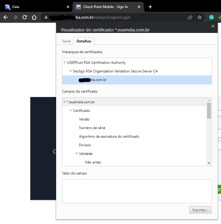Gaia Portal Certificate Imported but not working - Check Point CheckMates