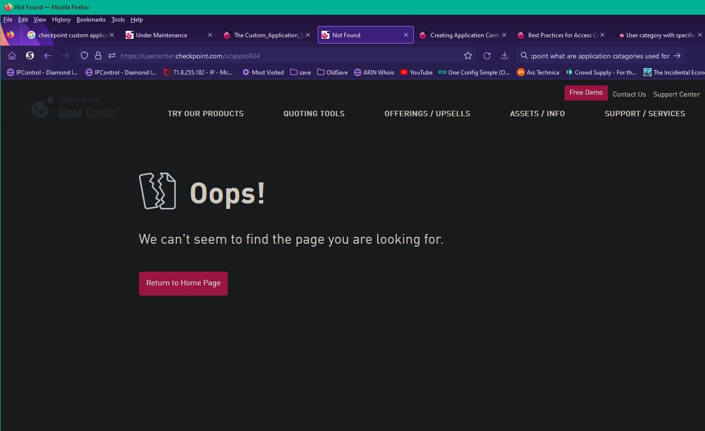 CheckPoint supportcenter under maintenance - Check Point CheckMates