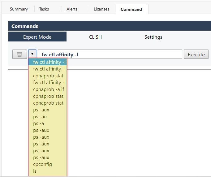 Execute Commands Simultaneously Smartconsole Ext Check Point
