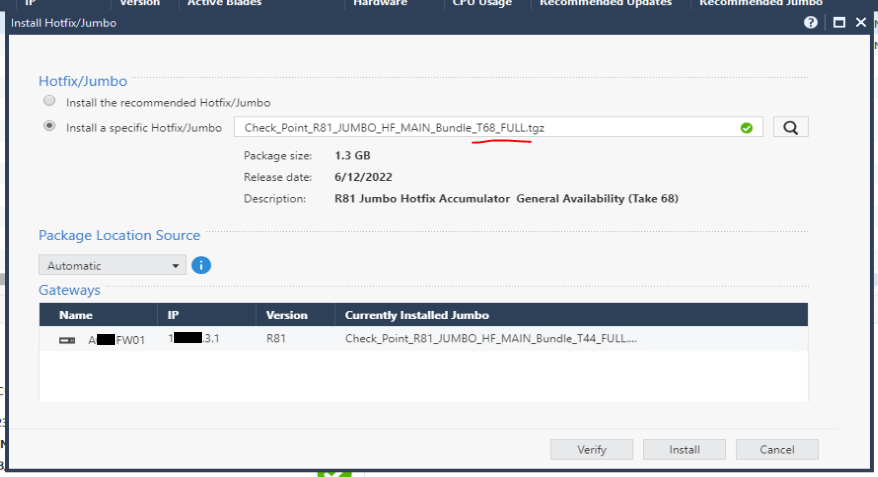 Central Deployment Issues With A Cluster Check Point Checkmates