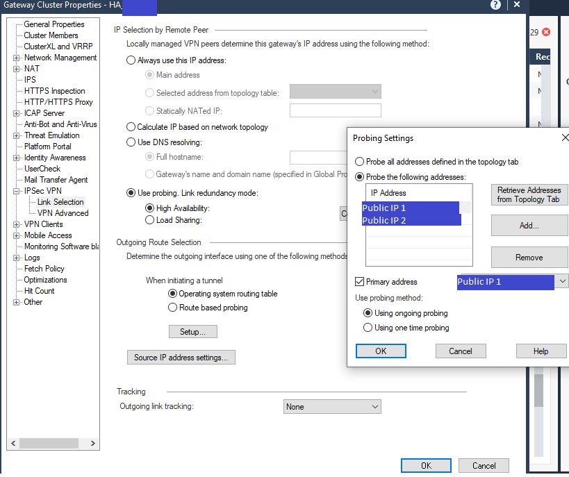 VPN Client changes its server IP after connection ... - Check Point ...