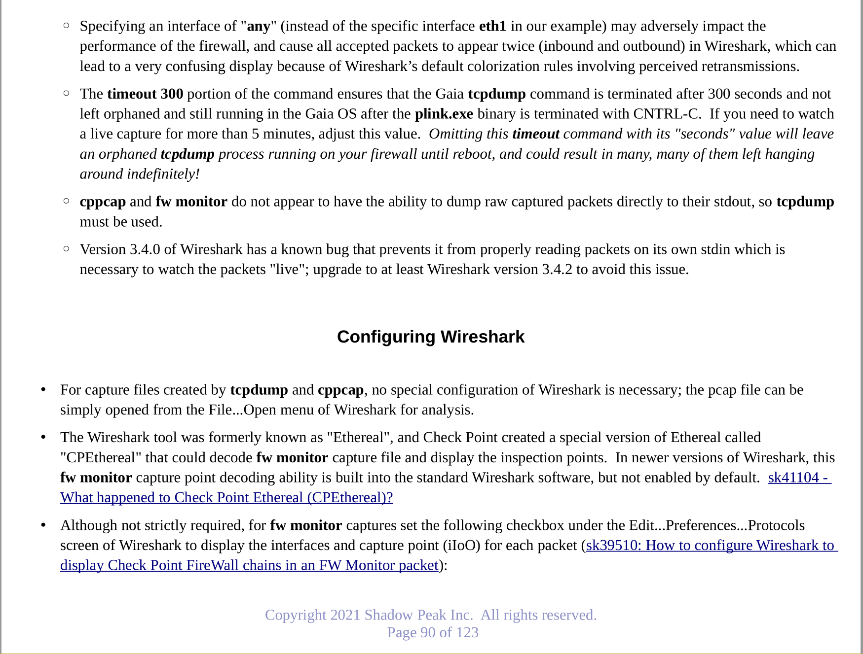 Using Wireshark to capture packets on Firewall usi... - Check Point ...