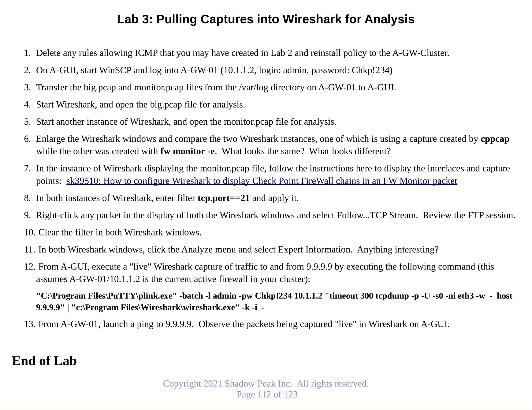Using Wireshark to capture packets on Firewall usi... - Check Point ...