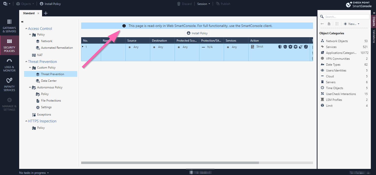 WebSmartConsole - I can not log as a Super User (A... - Check Point ...