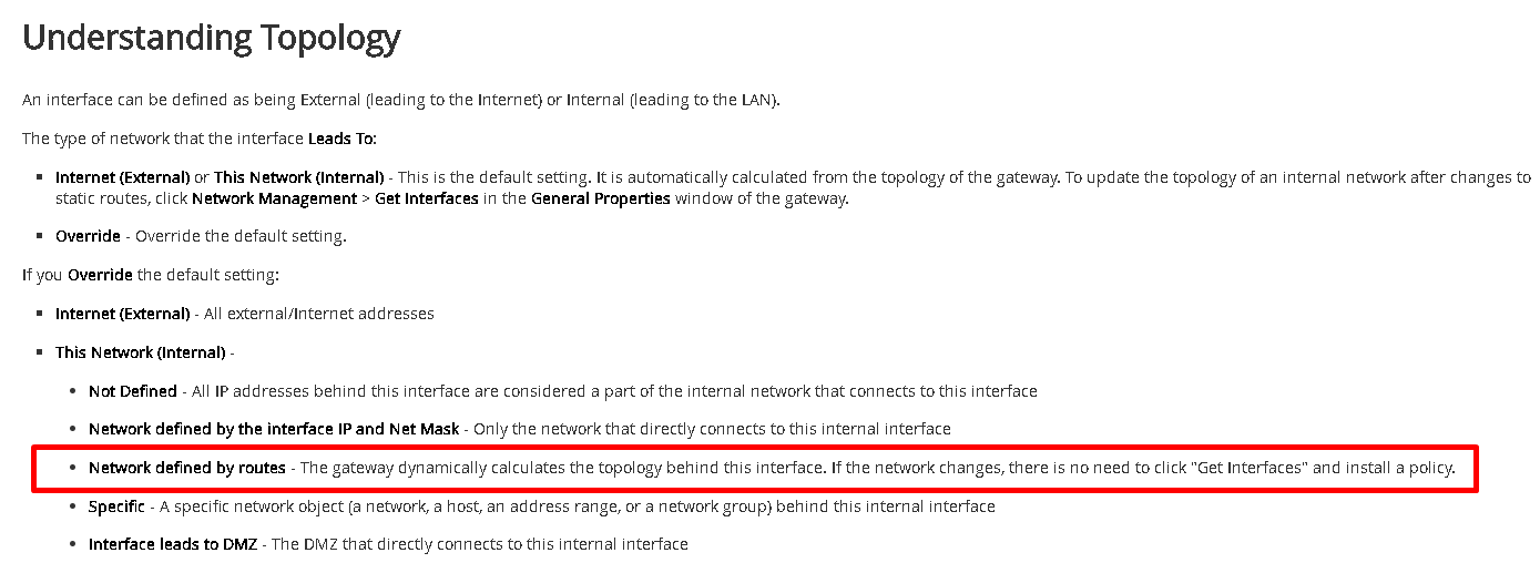 Solved: How to Update Topology in Smart Console - Check Point CheckMates