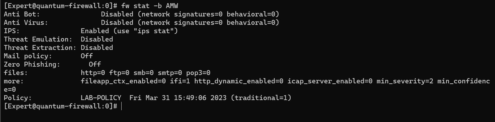 Threat Policy Install failed - Check Point CheckMates
