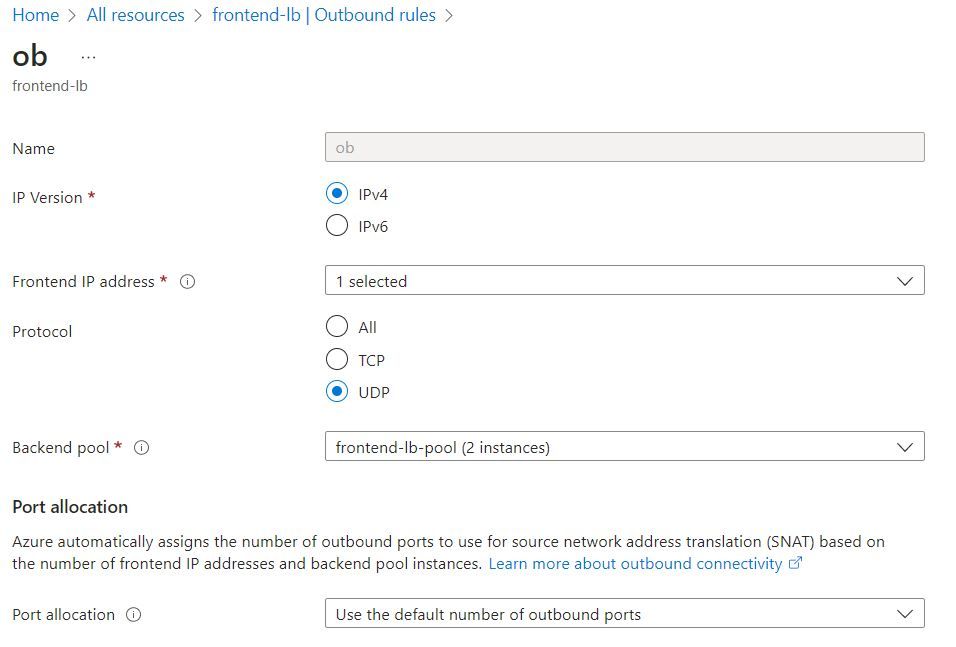 Solved Udp Through Azure Load Balancer As Part Of Cloudgu Check