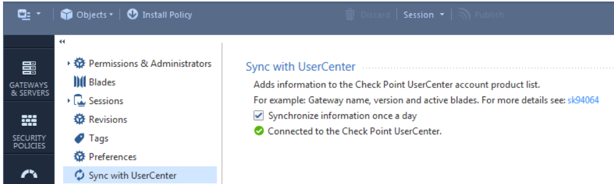 Solved Sync With Usercenter Check Point Checkmates 