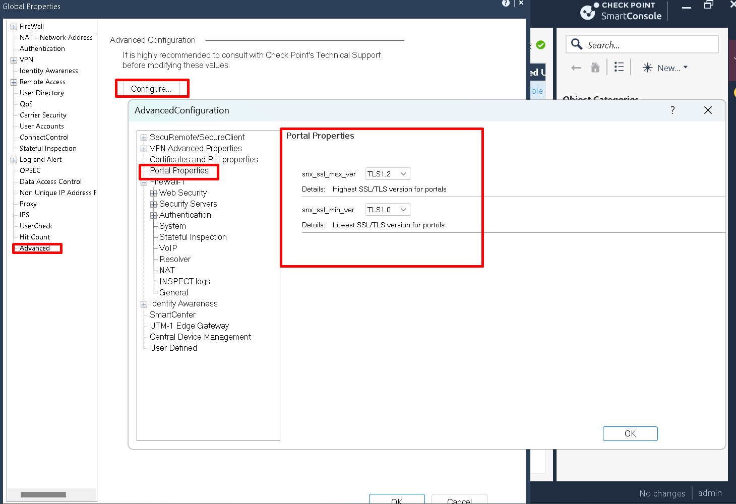 Smartconsole Is Using Tls 10 To Connect Via Proxy Check Point