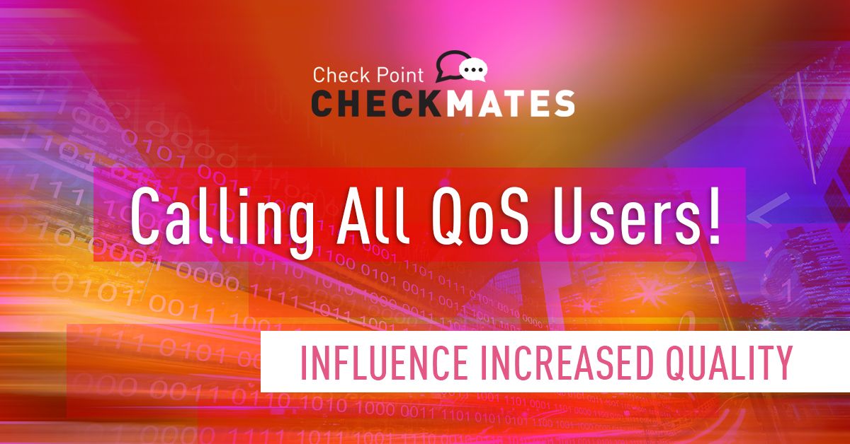QoS Blade Users- Chance to Win $100! - Check Point CheckMates