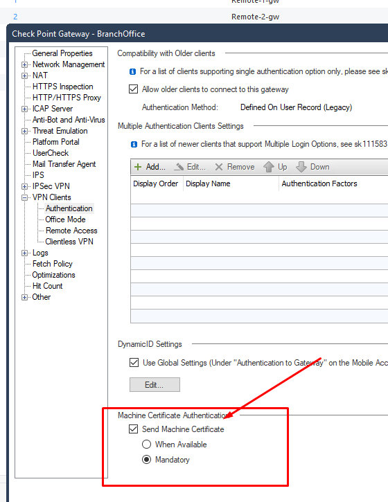 Machine Certificate Authentication With Saml Azur Check Point