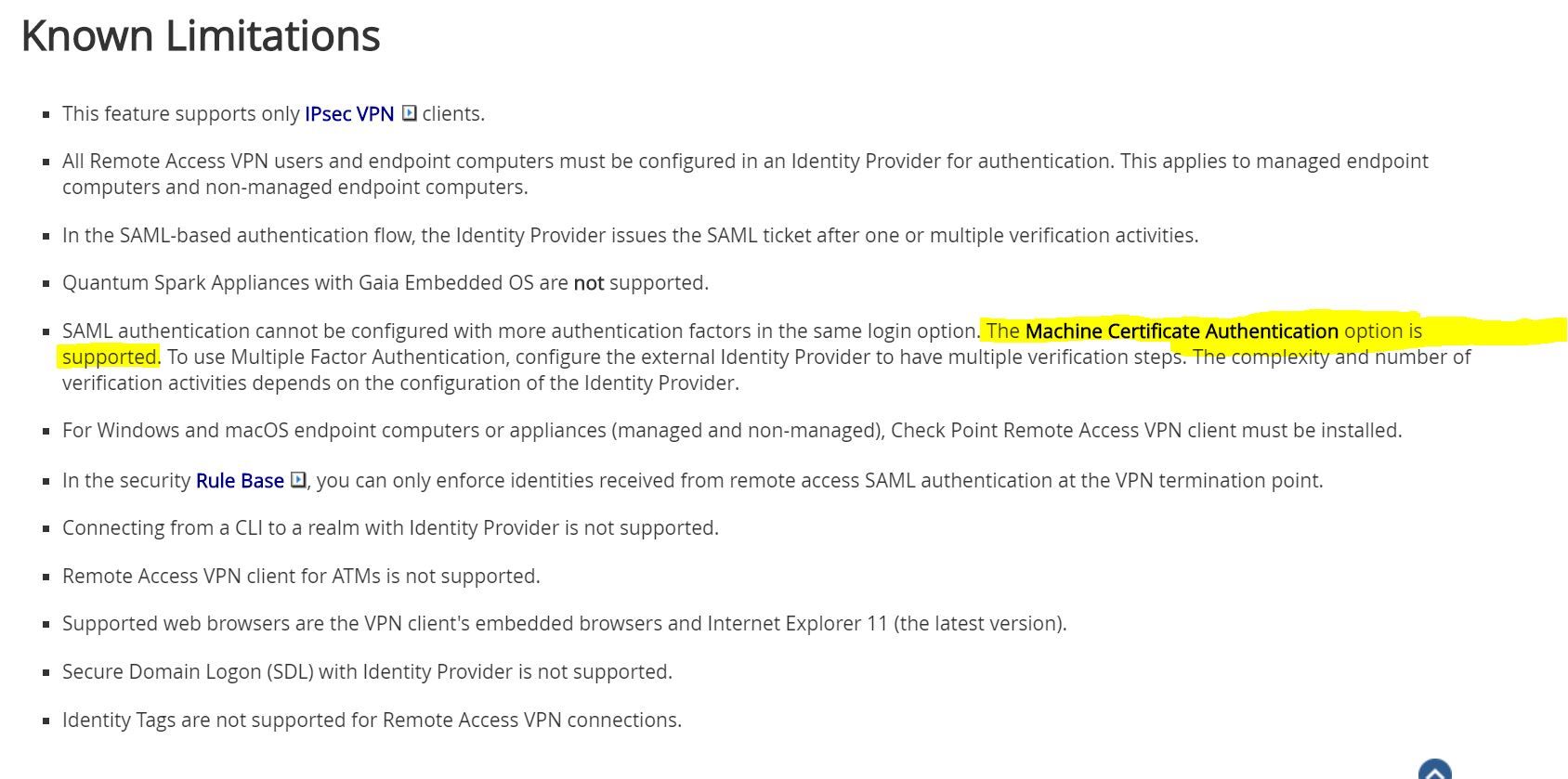 Machine Certificate Authentication With Saml Azur Check Point
