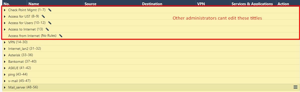 Solved: Blocking rule editing - Check Point CheckMates
