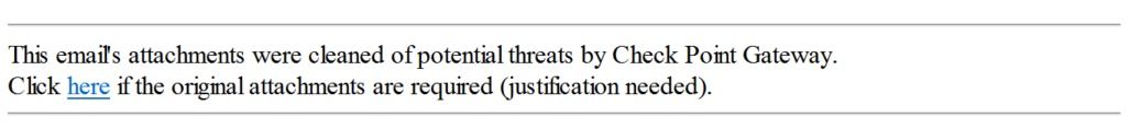 TE/TX User Check Message - Check Point CheckMates